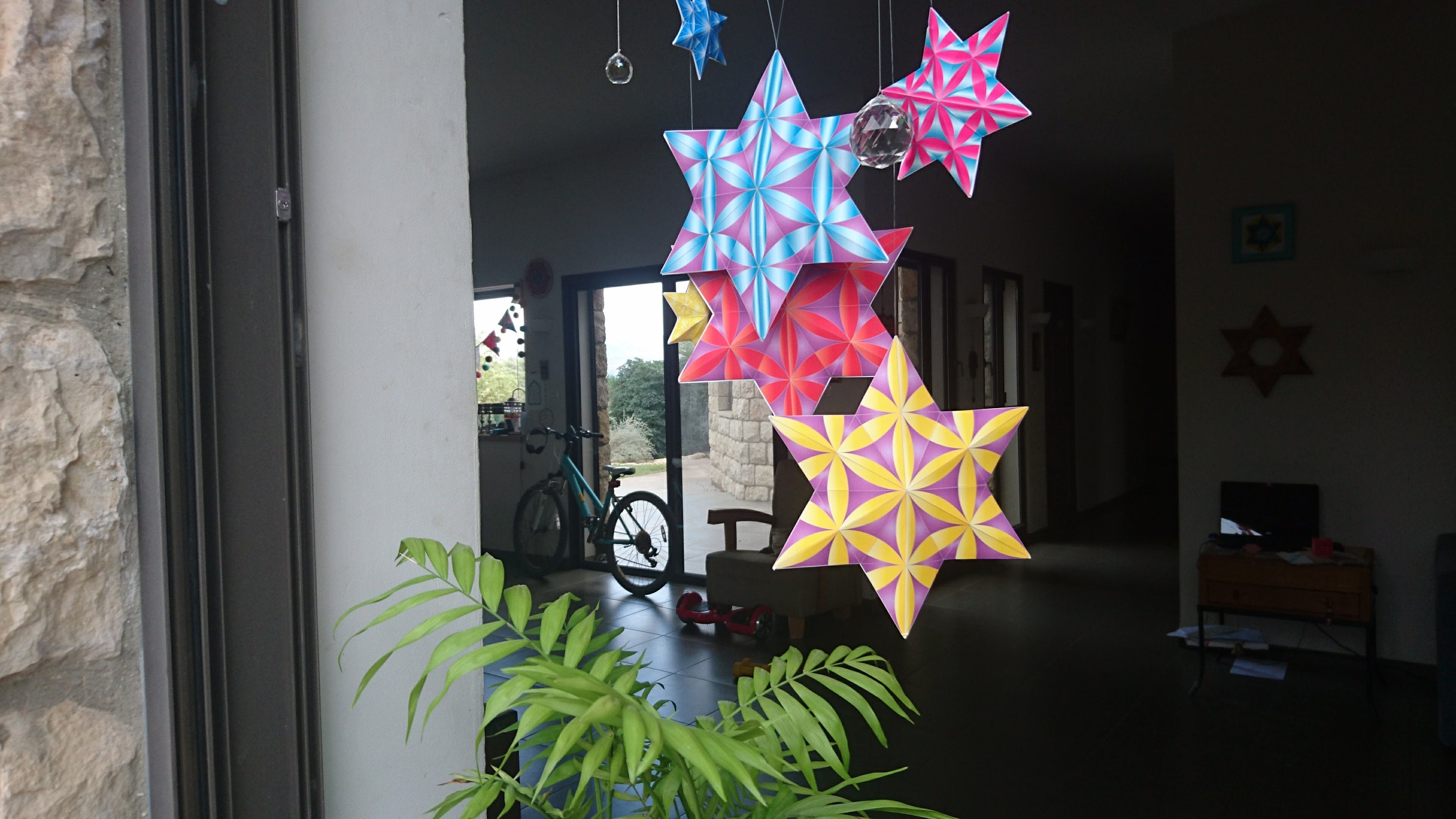 Set of 8 Hanukkah Decorations Printable Templates-3d Papercraft Star of ...