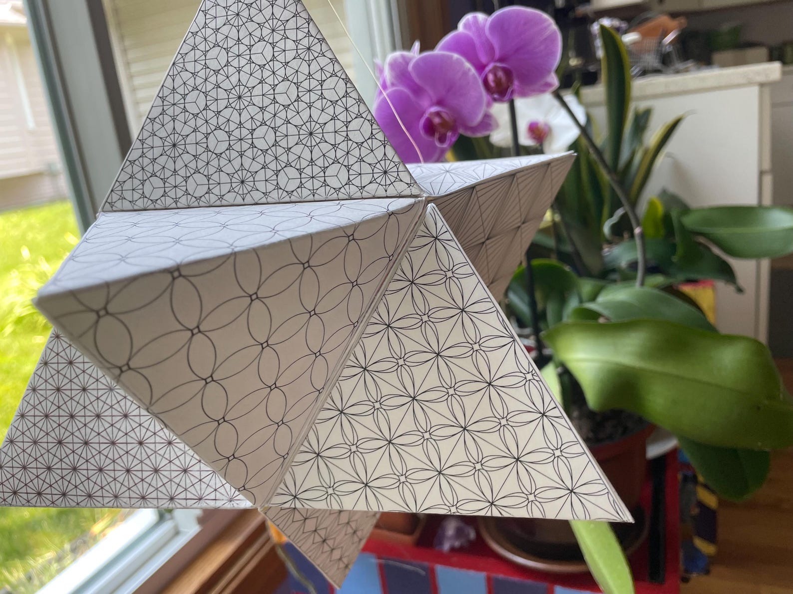 Merkaba Decoration-3d Paper Craft Merkavah-printable PDF-DIY Model ...