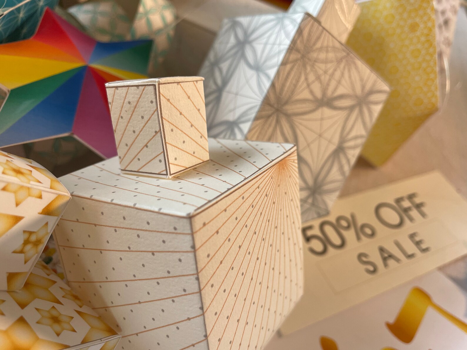 Blank Dreidel Hanukkah Paper Craft Gift Box Template-3d - Etsy