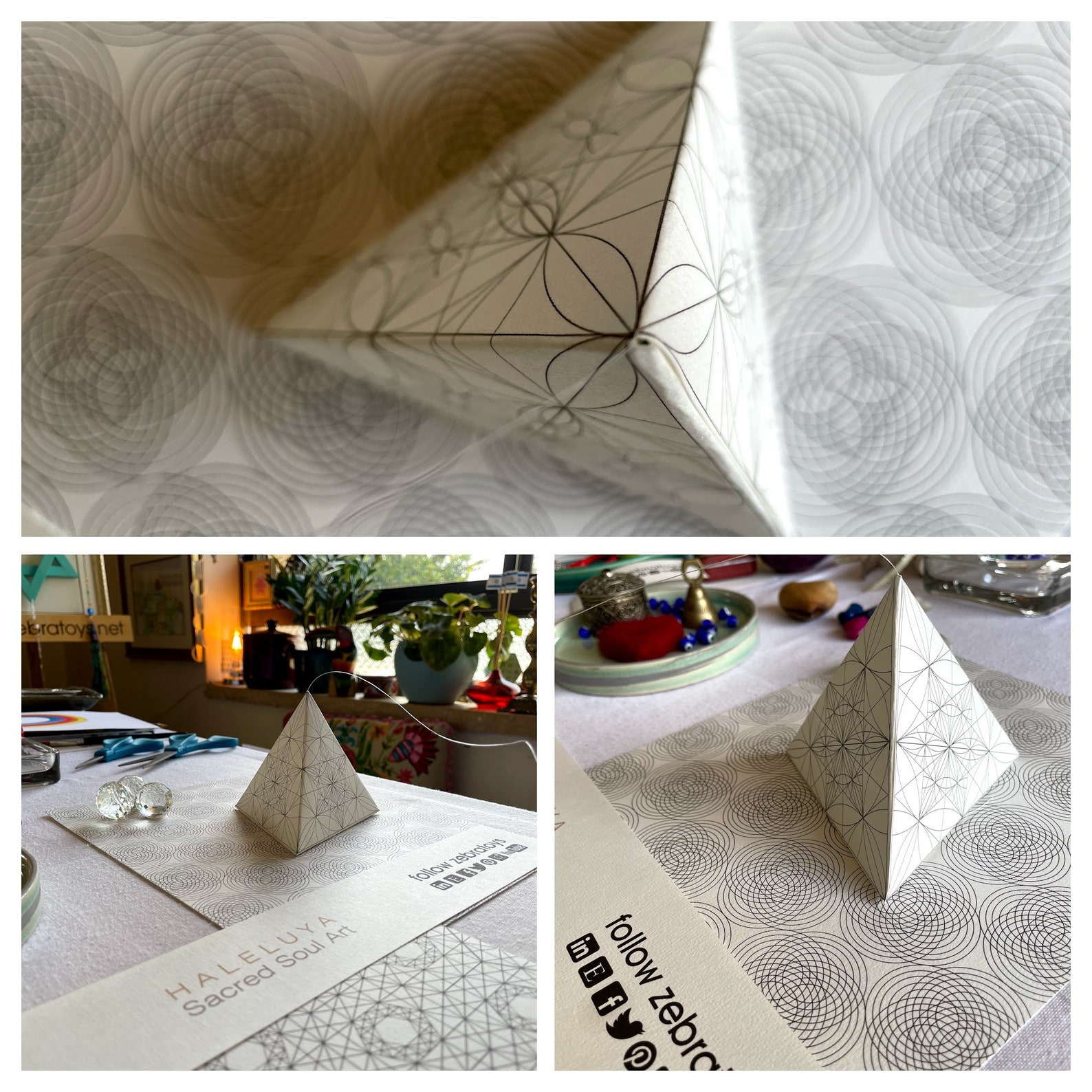 Platonic Solids Set 3D Papercraft Templates Pdf-package of 5-printable ...