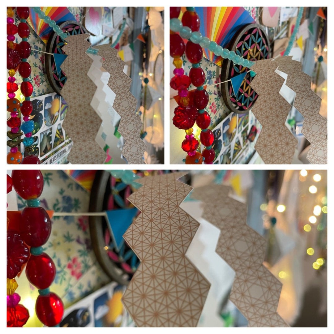 Cosmic Gold Paper Crowns-template-sacred Geometry Glow-royal Majestic ...