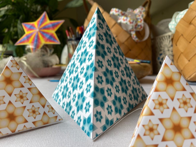 Merkaba 3D Papercraft Merkavah DIY Template-printable PDF Model Star of ...