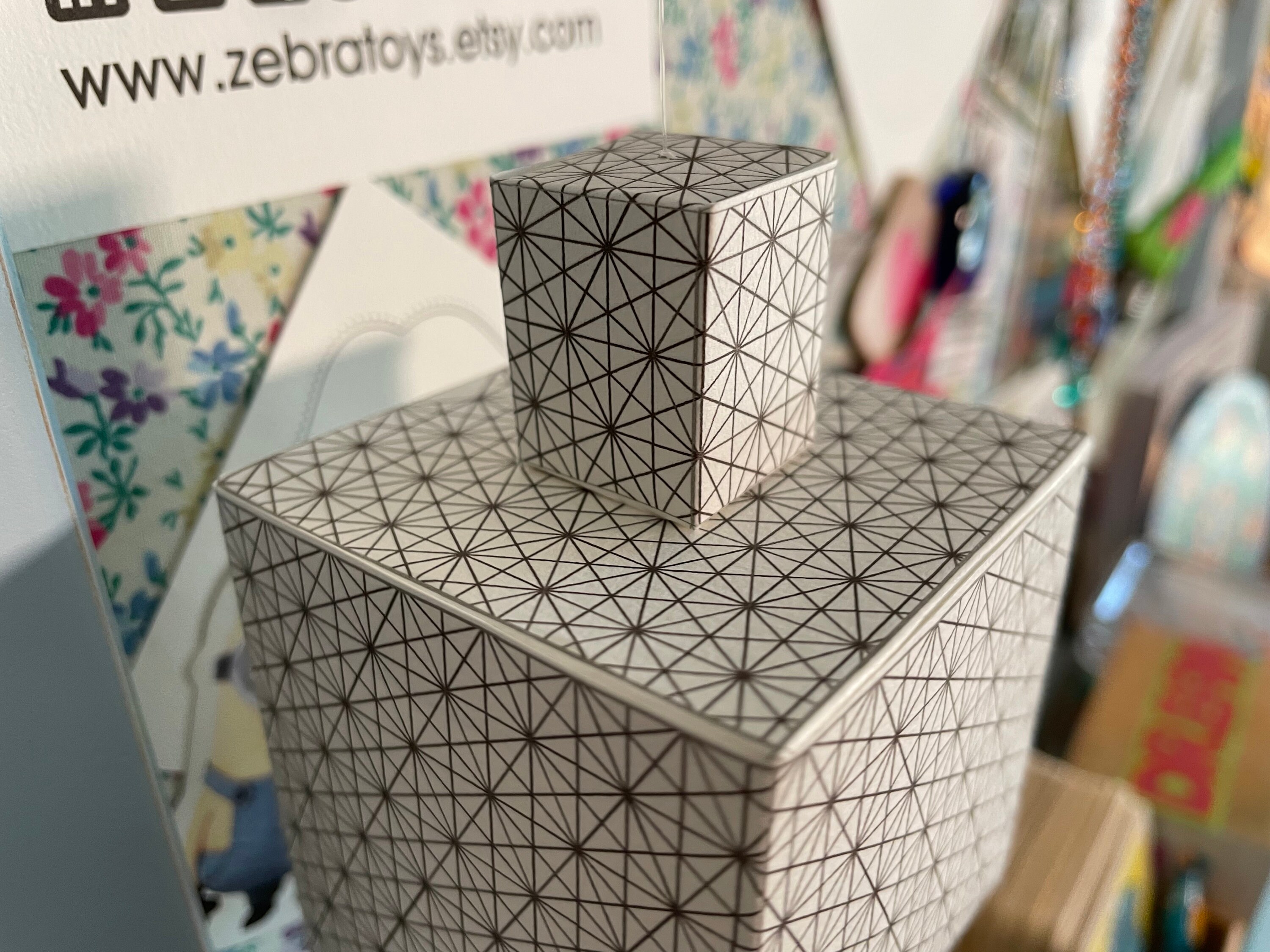 Hanukkah Dreidel-3d Paper Craft Template-geometric-model-holiday Party ...