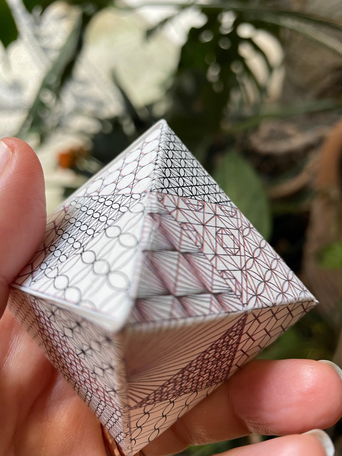 Octahedron 3D Papercraft Template-home Décor Ideas-platonic Solid ...
