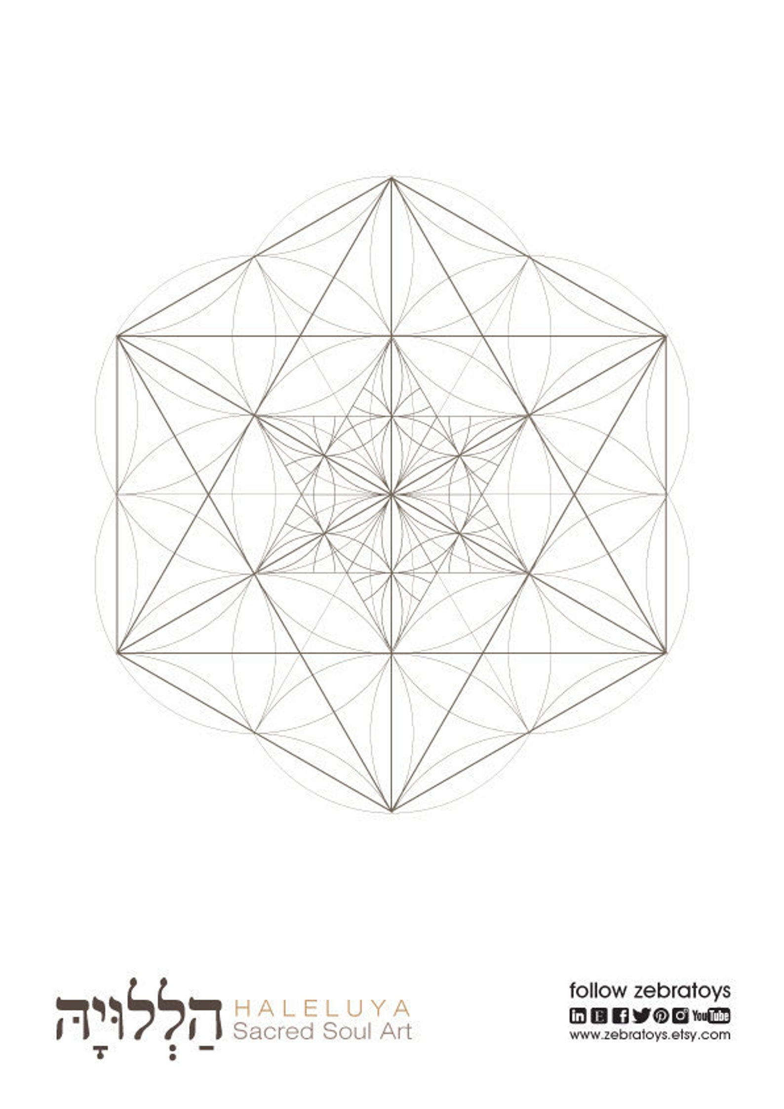 Sacred Magen David-faith Energy Healing Frequencies-coloring Page-star ...