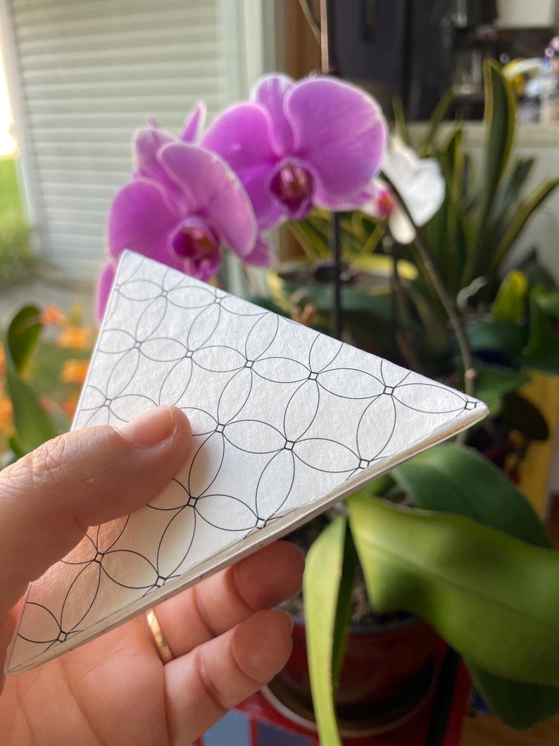 Tetrahedron Paper Craft 3D Template-home Décor Gift Ideas-platonic ...