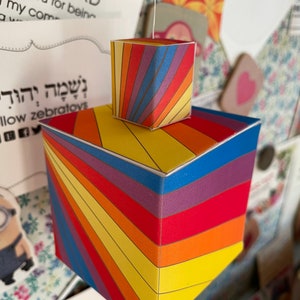 Paper Dreidel Hanukkah Decorations-3d Craft-crafts Print-printable ...