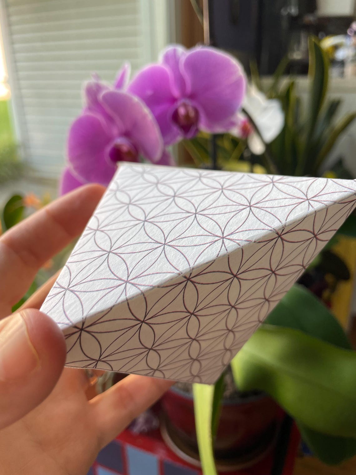 Tetrahedron Paper Craft 3D Template-home Décor Ideas-platonic Solids ...