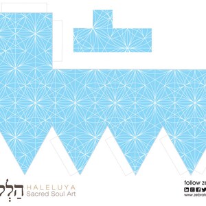 Hanukkah Dreidel-printable Template-3d Paper Craft-holiday Party ...