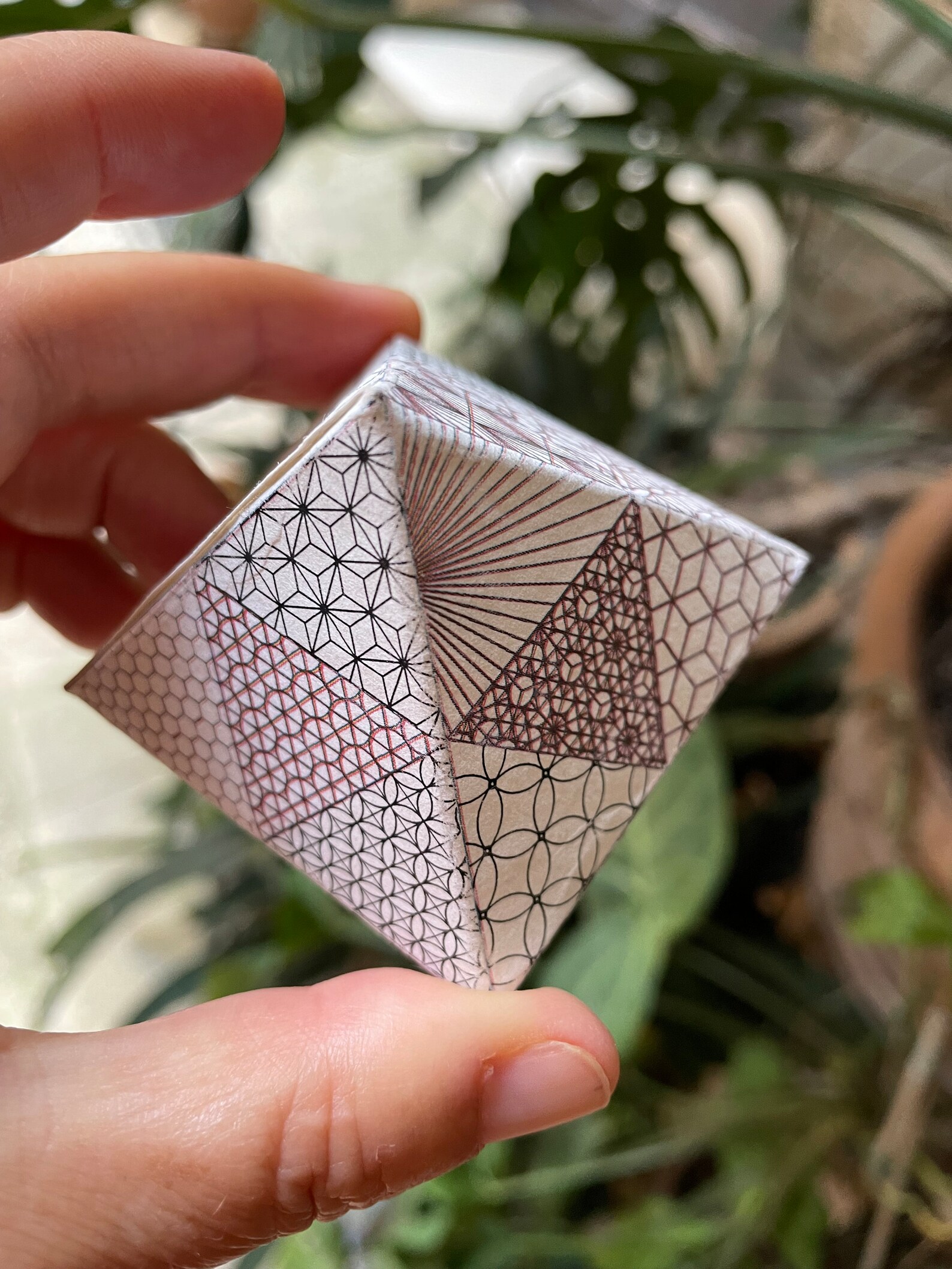 Octahedron 3D Papercraft Template-home Décor Ideas-platonic Solid ...