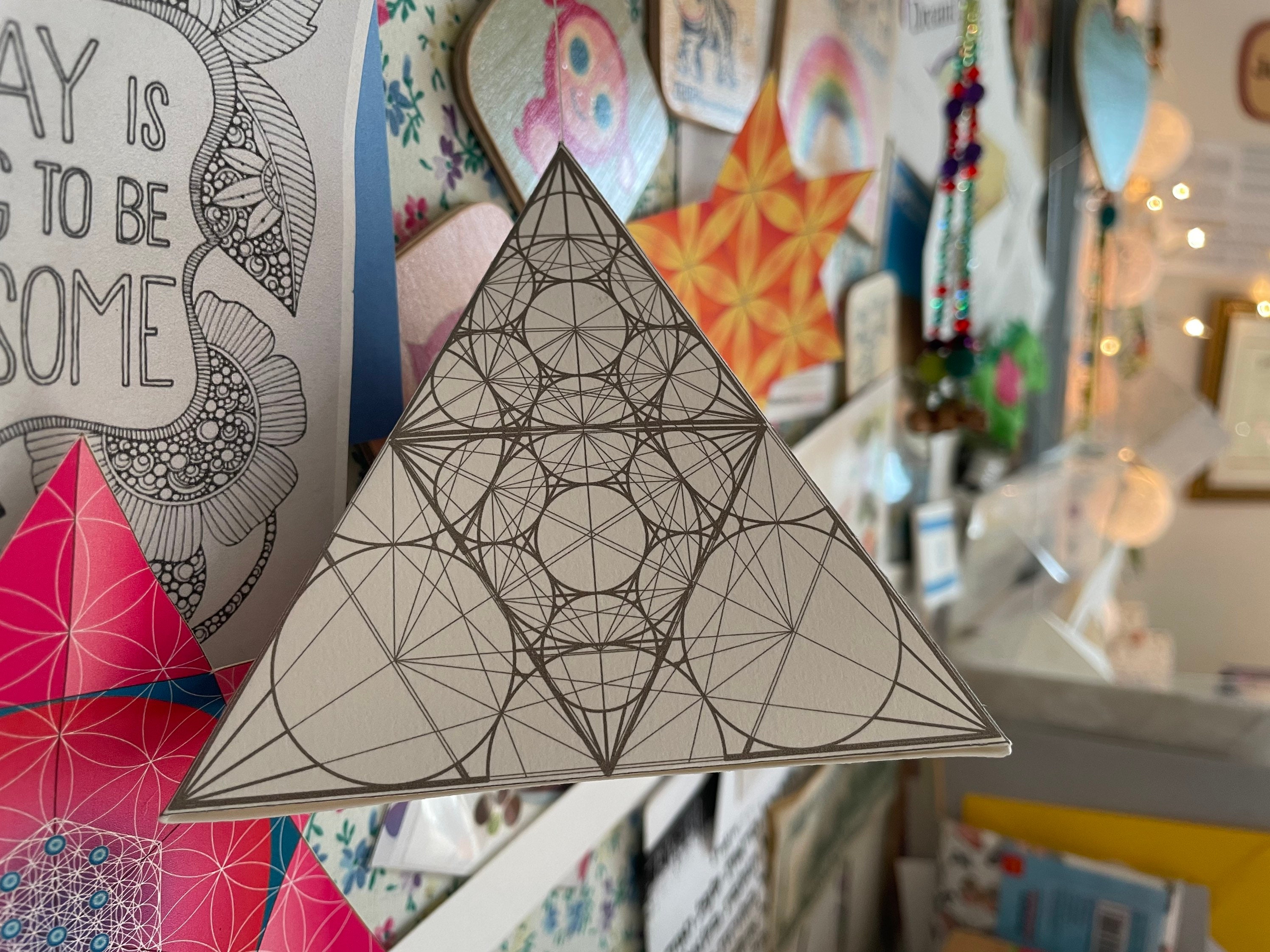 Tetrahedron Template Printable