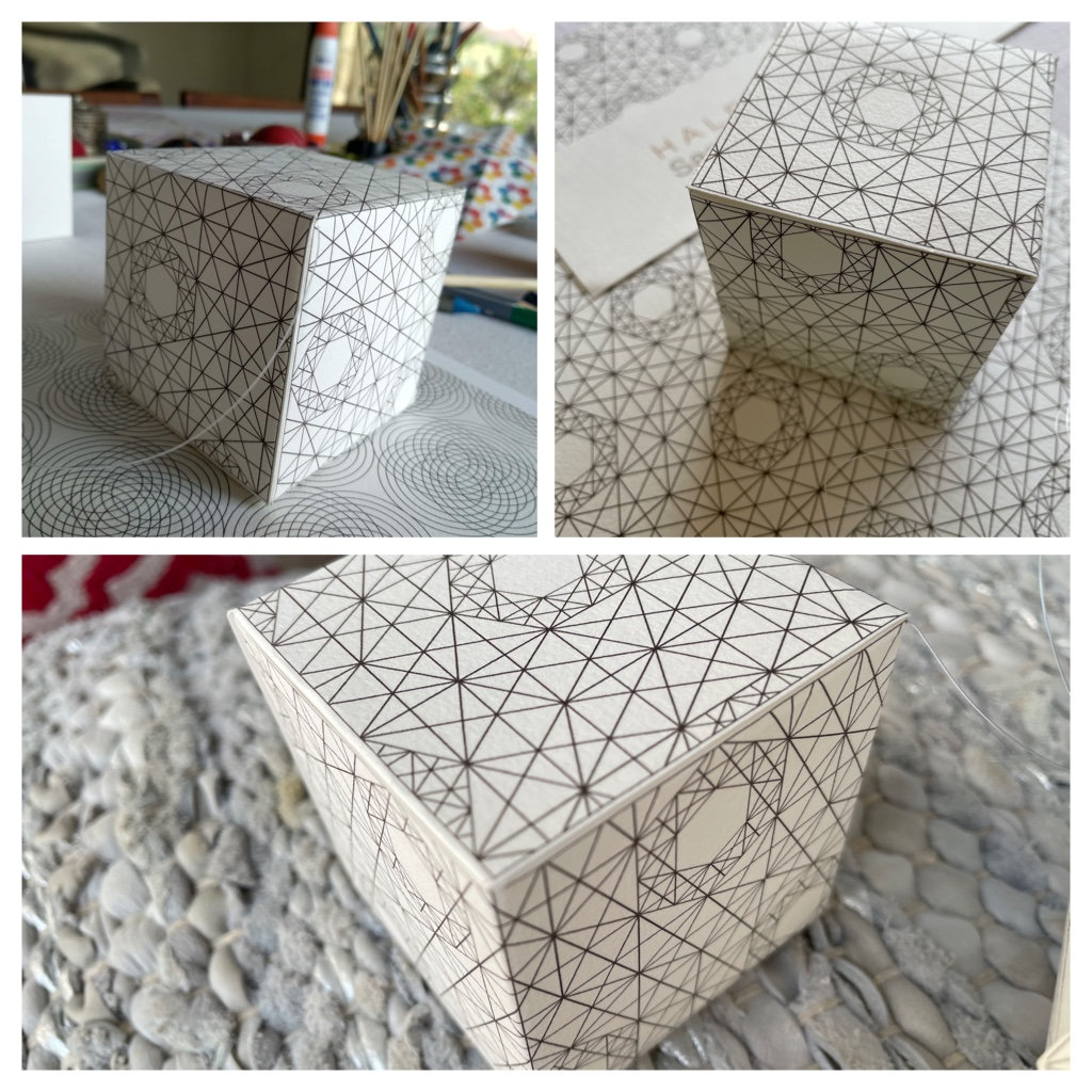 Hexahedron 3D Papercraft Template Pdf-platonic Solids-printable 3D ...