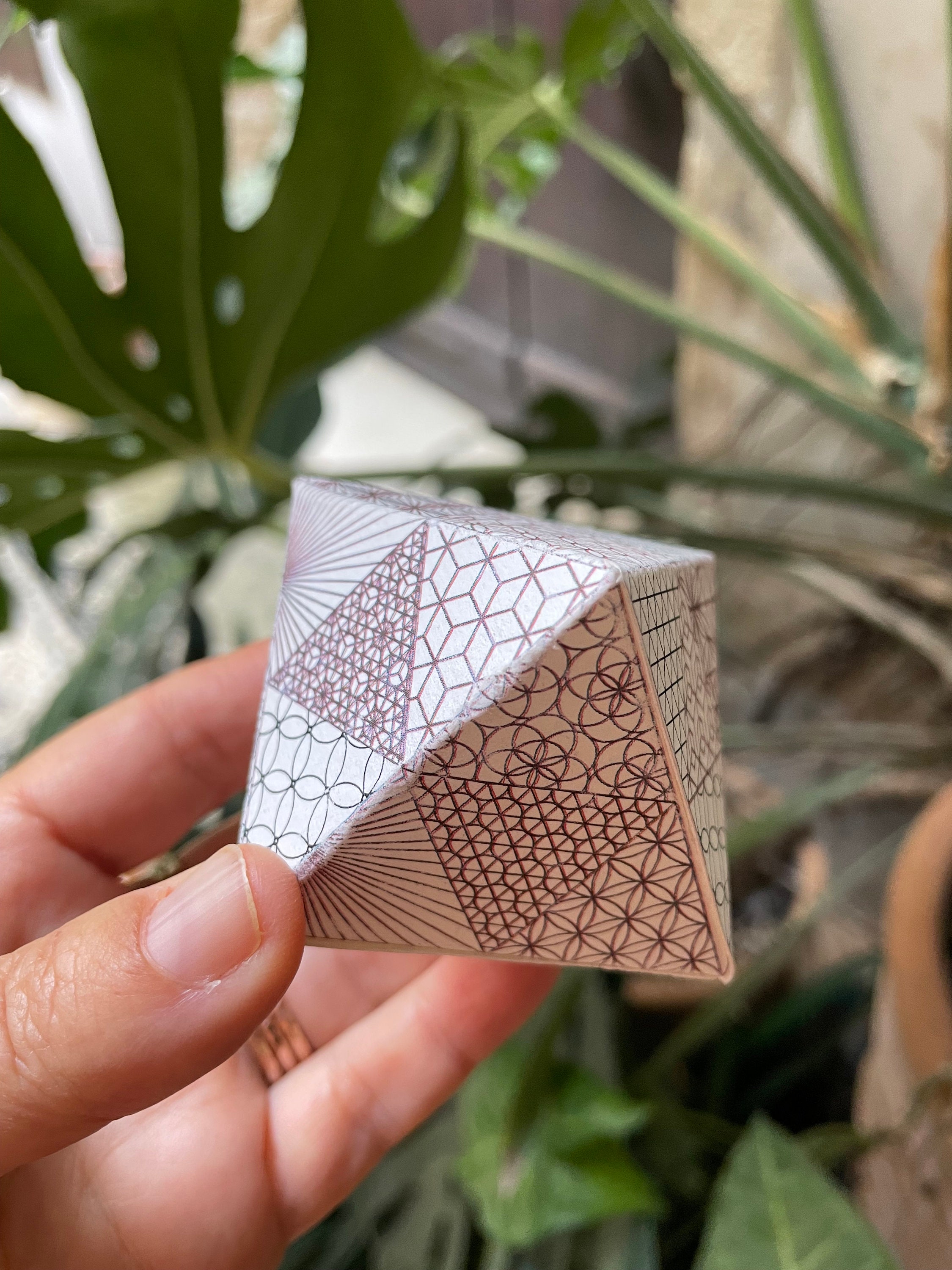 Octahedron 3D Papercraft Template-home Décor Ideas-platonic Solid ...