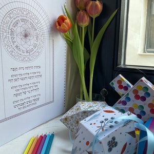 Hanukkah Menorah Candles Blessings Printable-siddur Prayers-hanukkiah ...