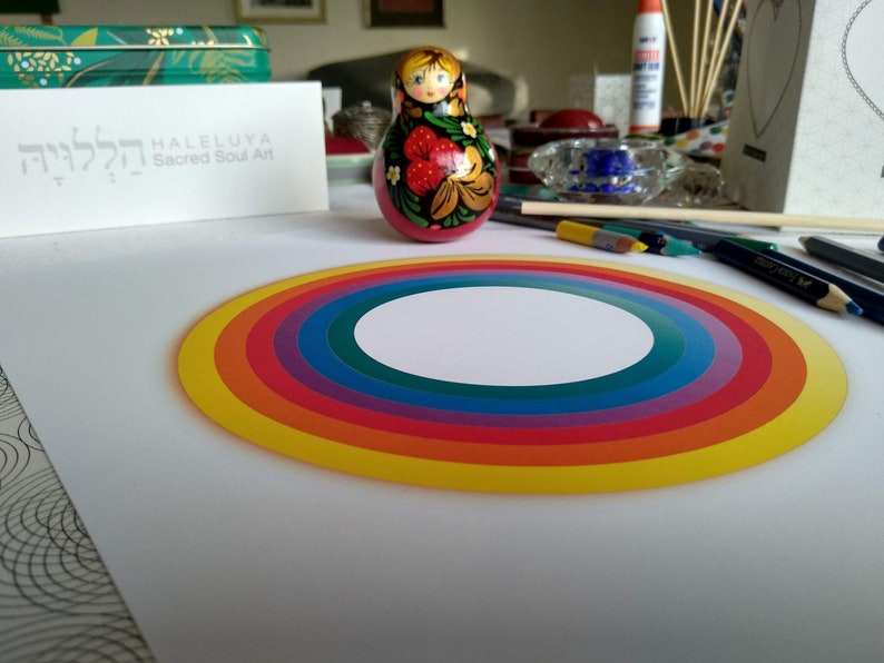 Healing Rainbow Energy and Hope Frequencies-performance-circles Design ...