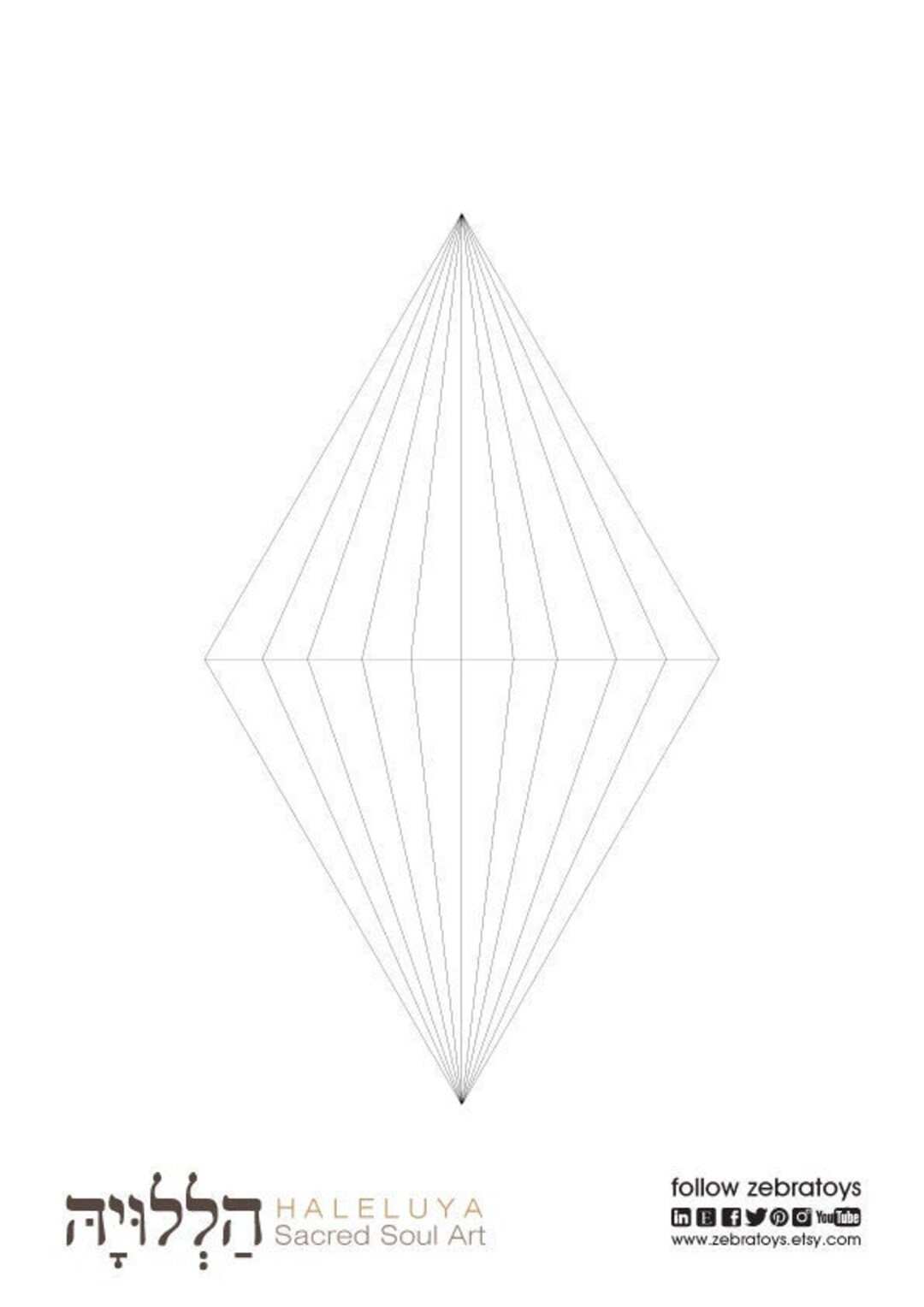 Crystal Dimond Shape-wholeness Alignment Prosperity Frequencies-blank ...