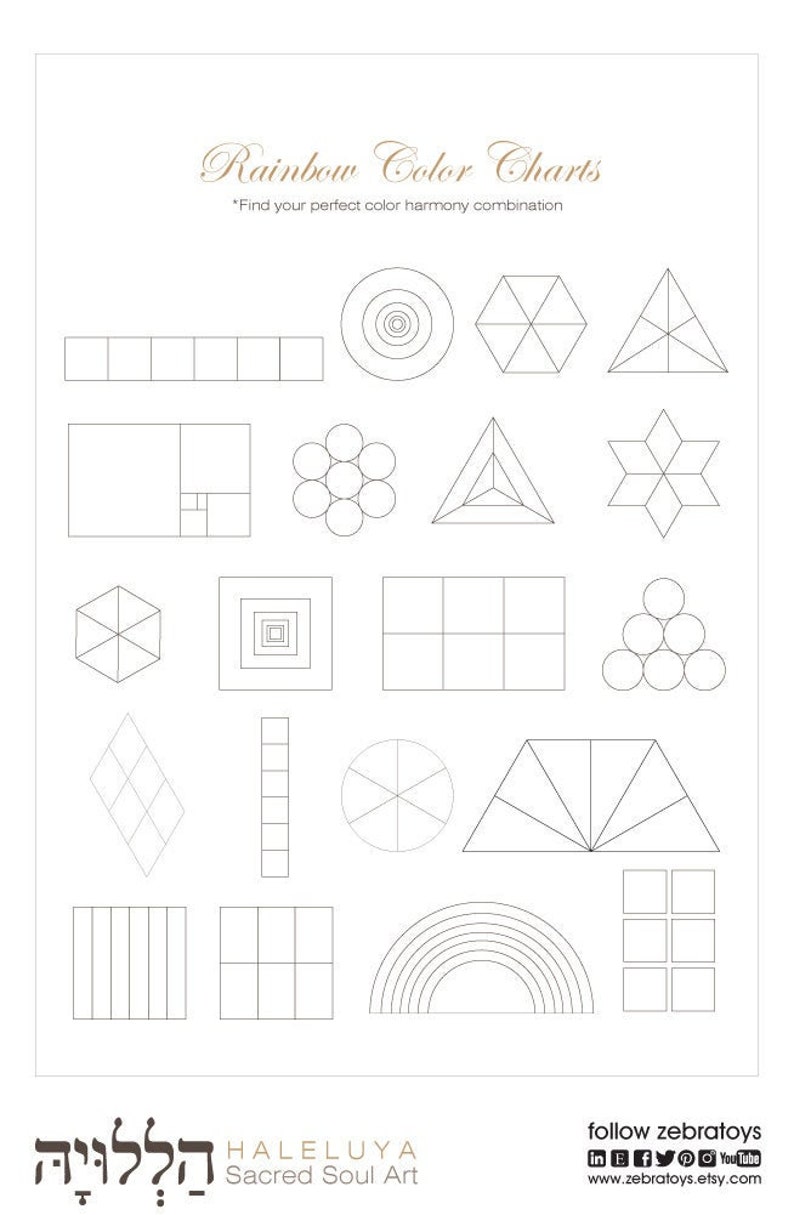 Print Rainbow Color Charts Templates-blank Add Paint Colors Scheme ...