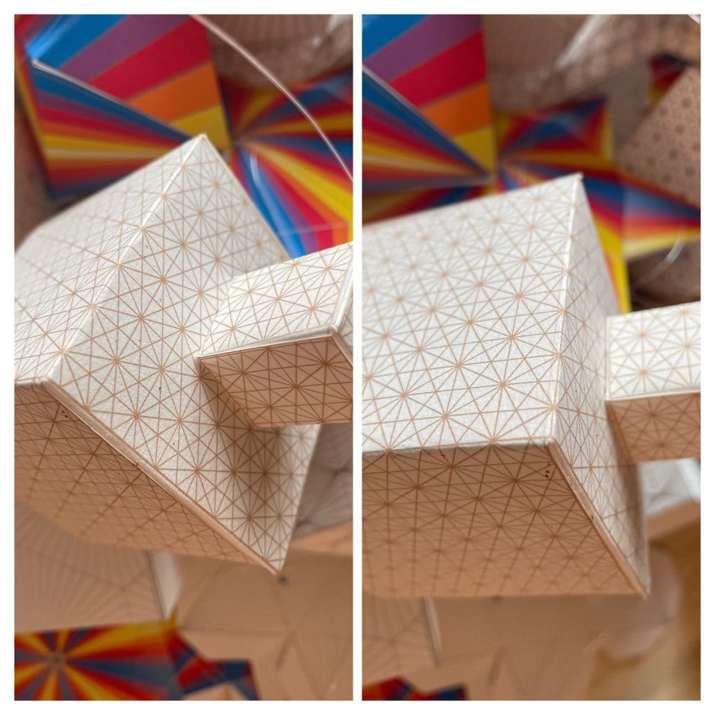 Hanukkah Dreidel Template-craft 3D Paper-geometric - Etsy