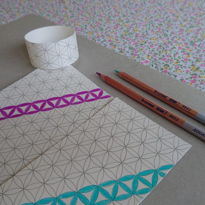 Sukkah Decorations-sukkot Paper Chains-holiday Crafts-flower of Life ...