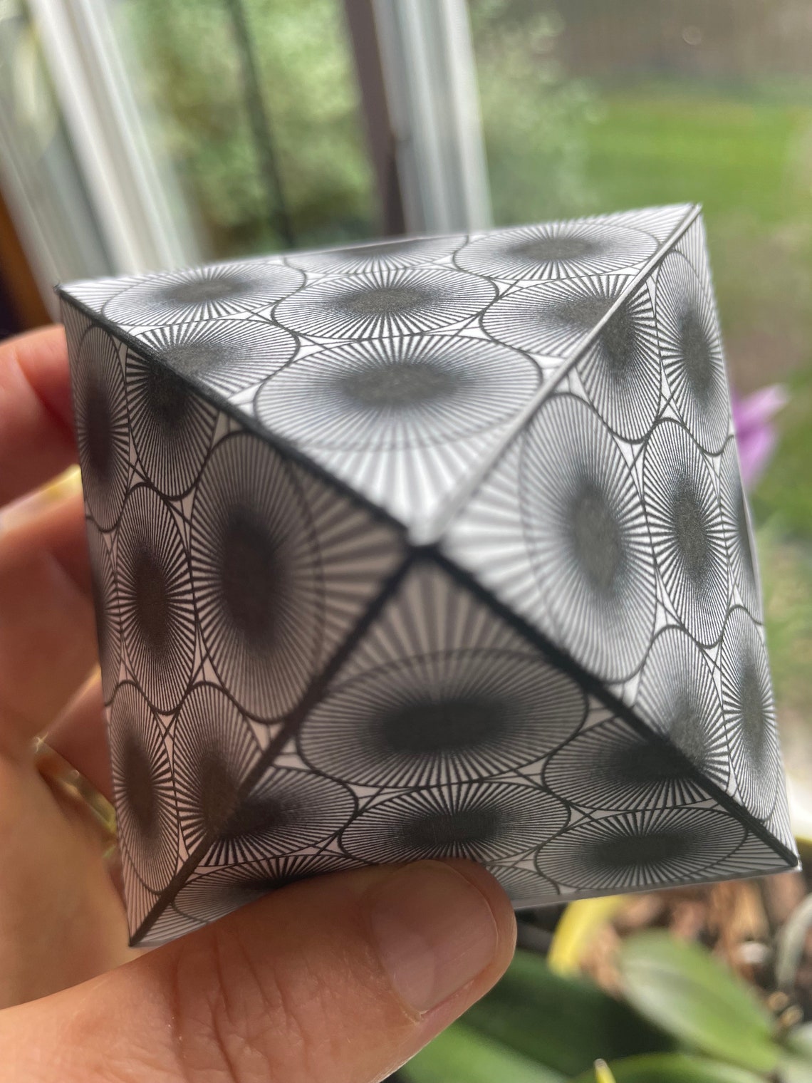 Octahedron 3D Papercraft Template-home Décor Ideas-platonic Solids ...