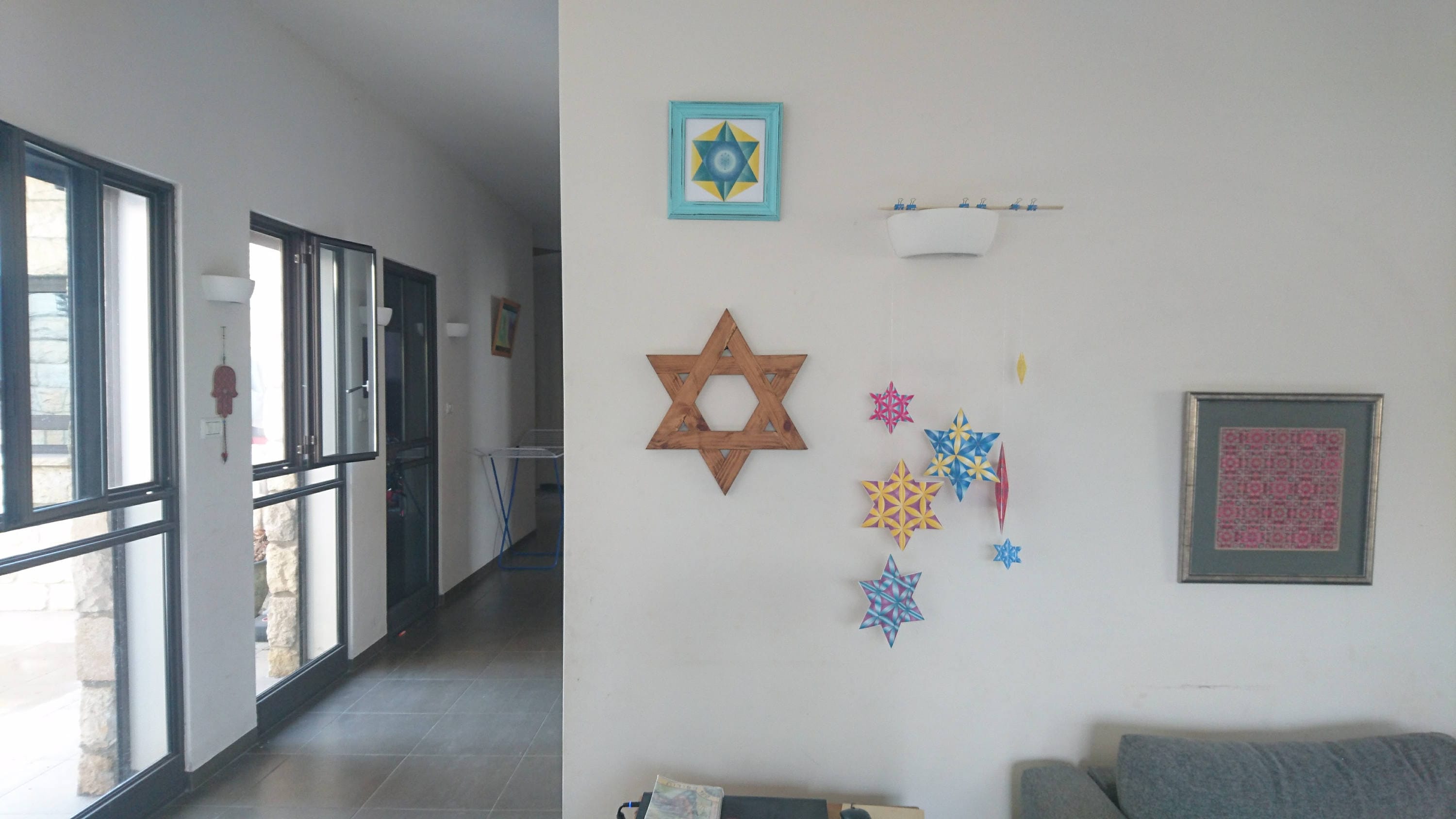 Set of 8 Hanukkah Decorations Printable Templates-3d Papercraft Star of ...