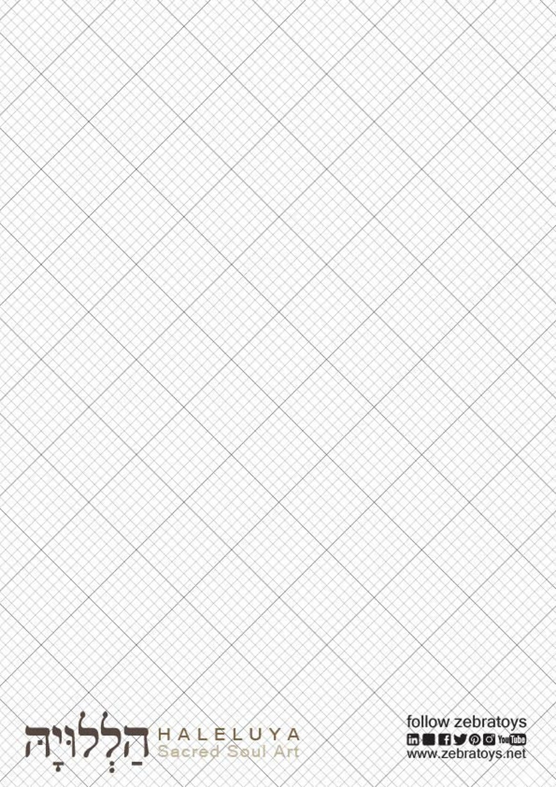 Illustrator Diagonal Squares Grid Pattern-blank Square Sheet-sketching ...