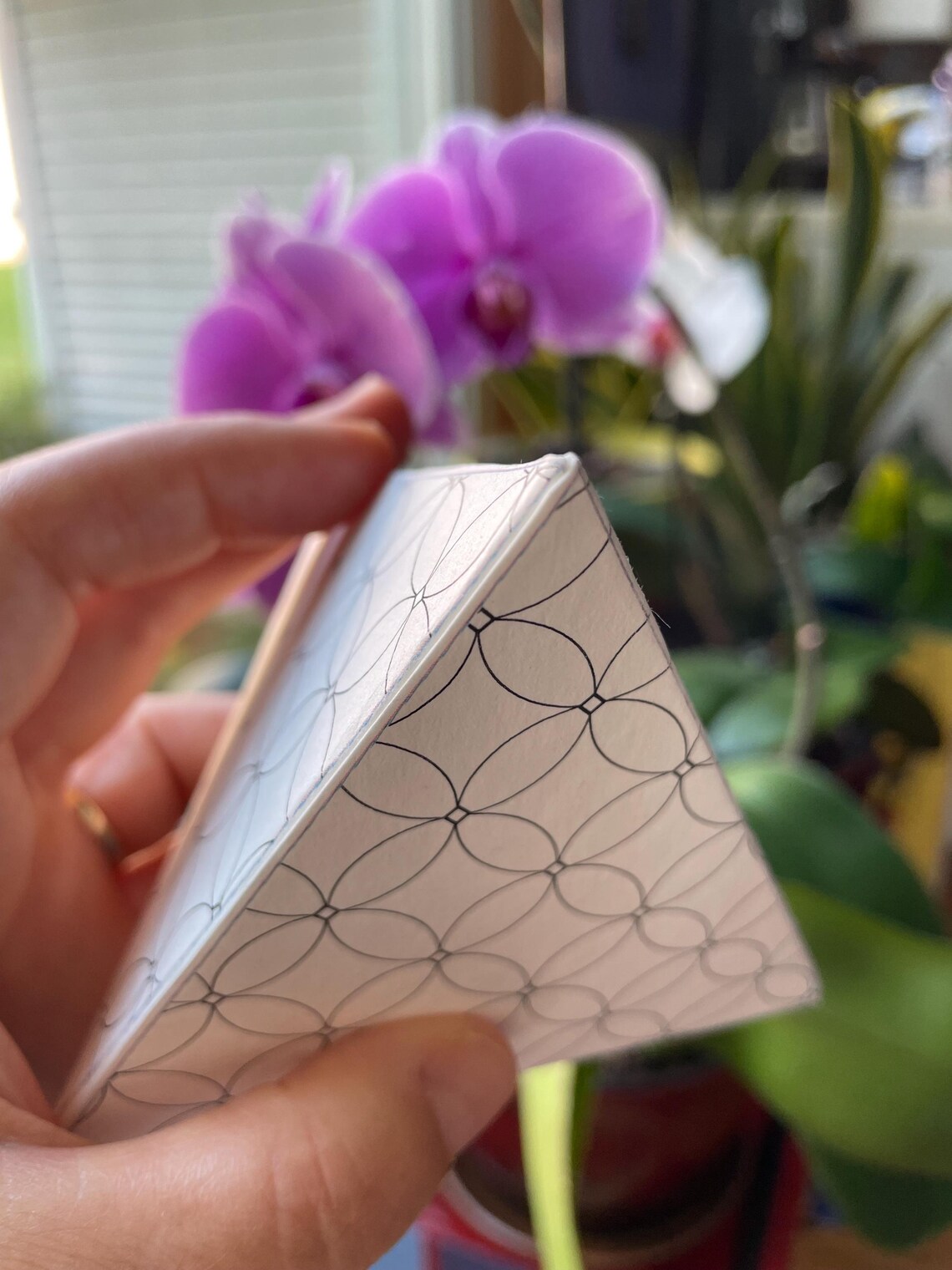 Tetrahedron Paper Craft 3D Template-home Décor Gift Ideas-platonic ...