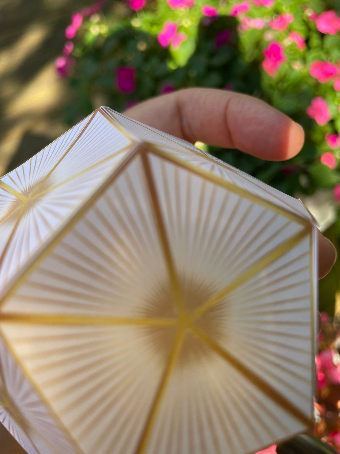 Dodecahedron 3D Papercraft Model-printable Gold Template-home Décor ...