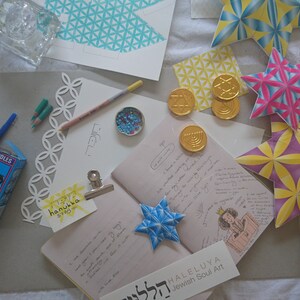 3D Papercraft Stars of David Hanukkah Decorations-printable Templates ...