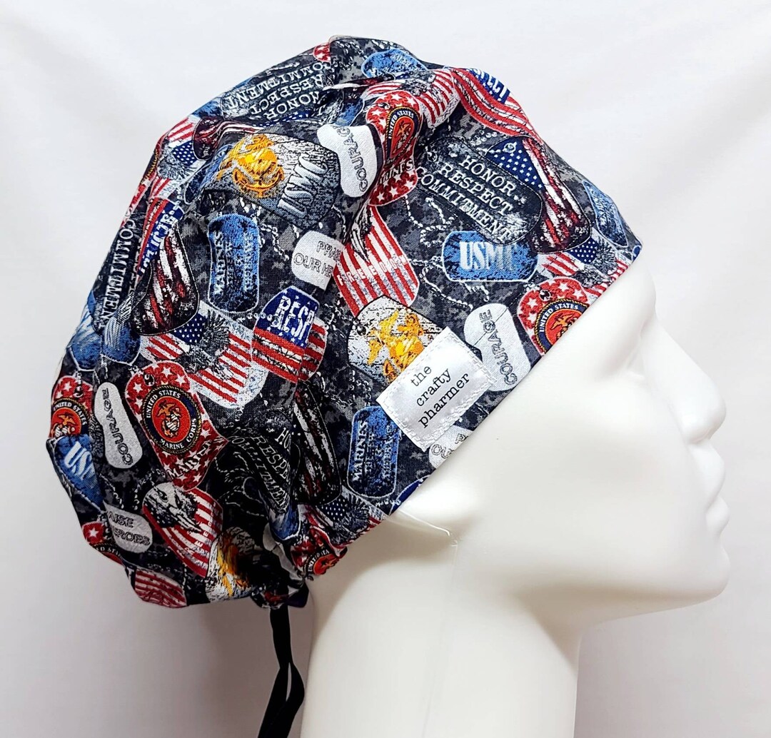 USMC EURO Handmade Scrub Hats RTS - Etsy
