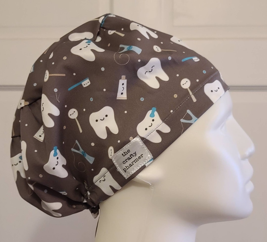 Happy Teeth & Friends Handmade Scrub Hats Made to Order - Etsy