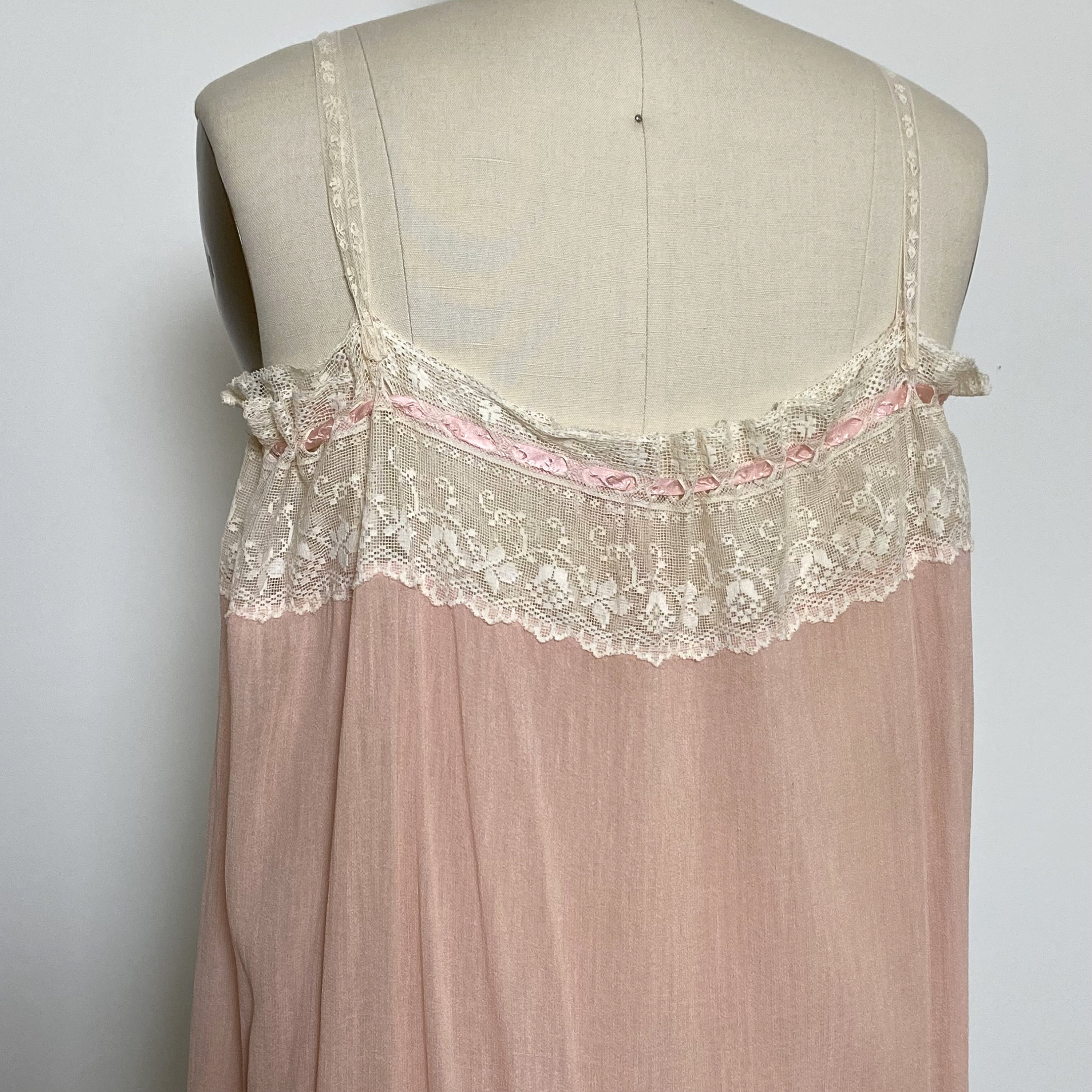 1920s Step In 20s Teddy Lingerie Romper Chemise Negligee Peach | Etsy