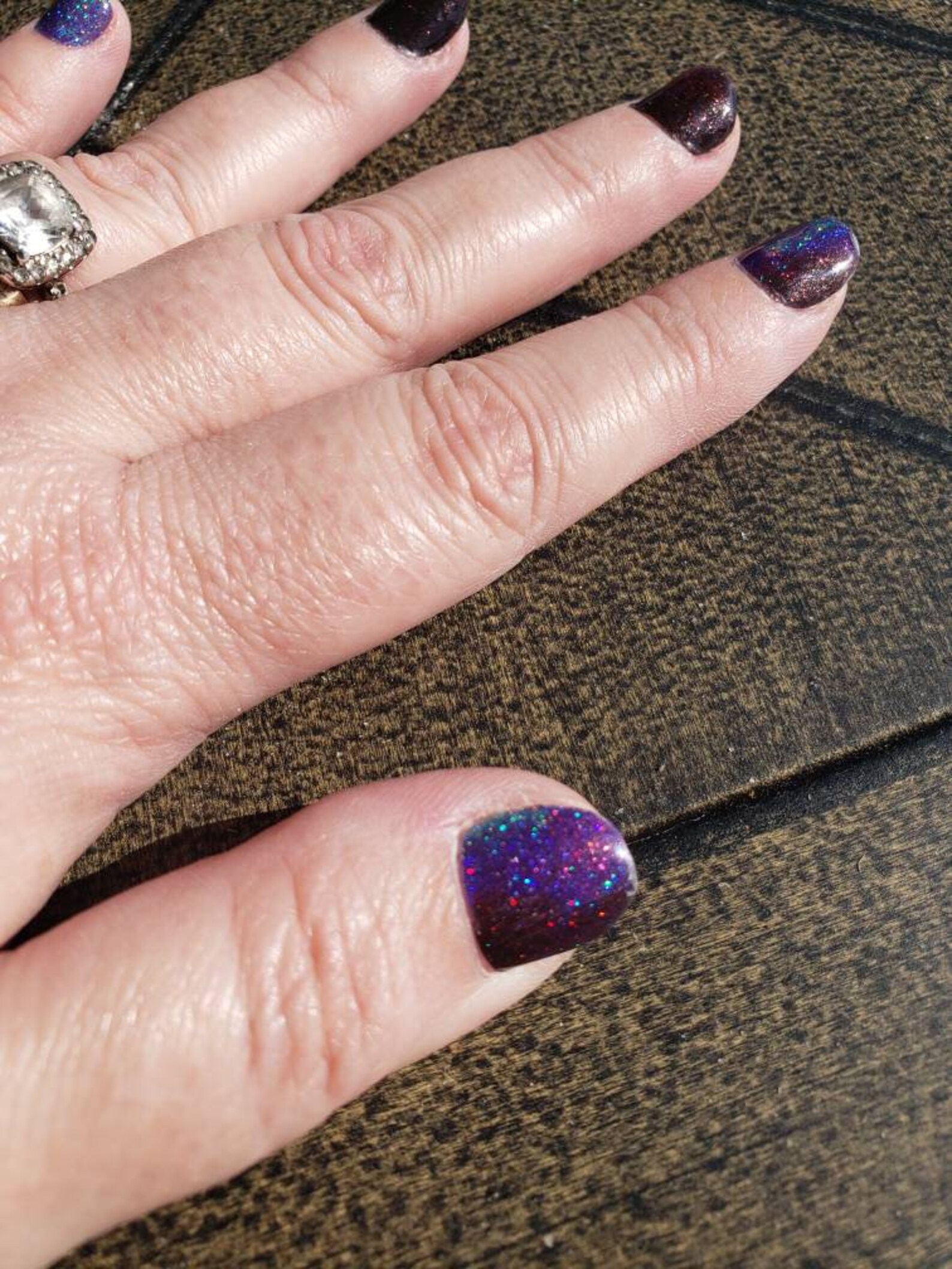 Stardust Galaxy Nail Polish Wraps: Easy Application Nail Art - Etsy