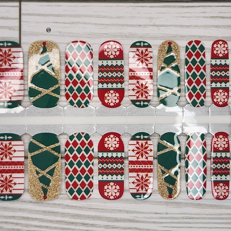 Holiday Nail Decals - Etsy
