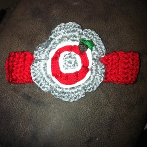 OSU Headband Pattern, OSU Hairclip Crochet Pattern, Crochet Patterns ...