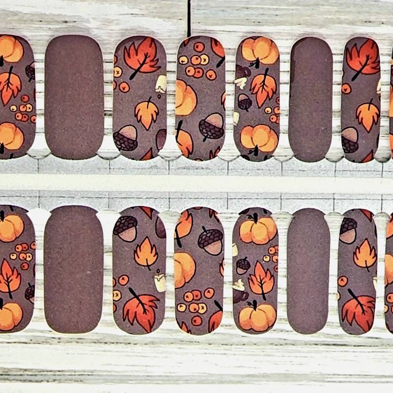 Fall Nail Decals - Etsy