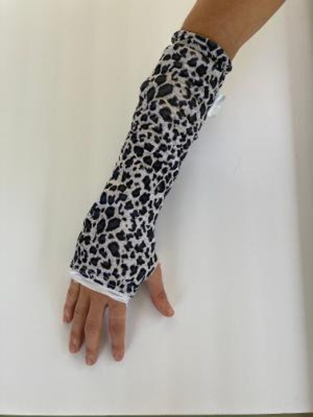 Arm Cast Cover NEW WHITE leopard Print - Etsy