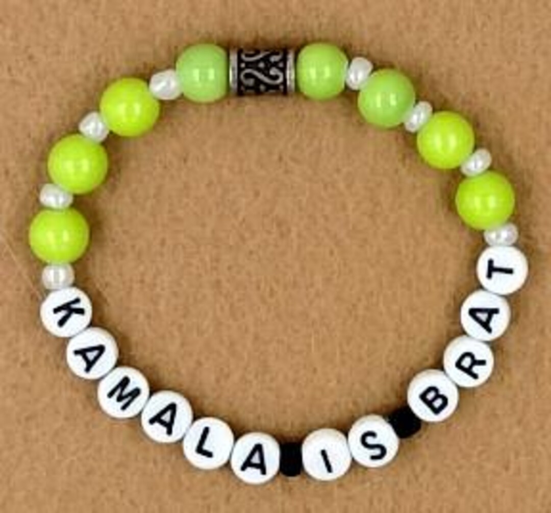Kamala is Brat Bracelet, Kamala Harris Bracelet, Kamala Bracelet - Etsy