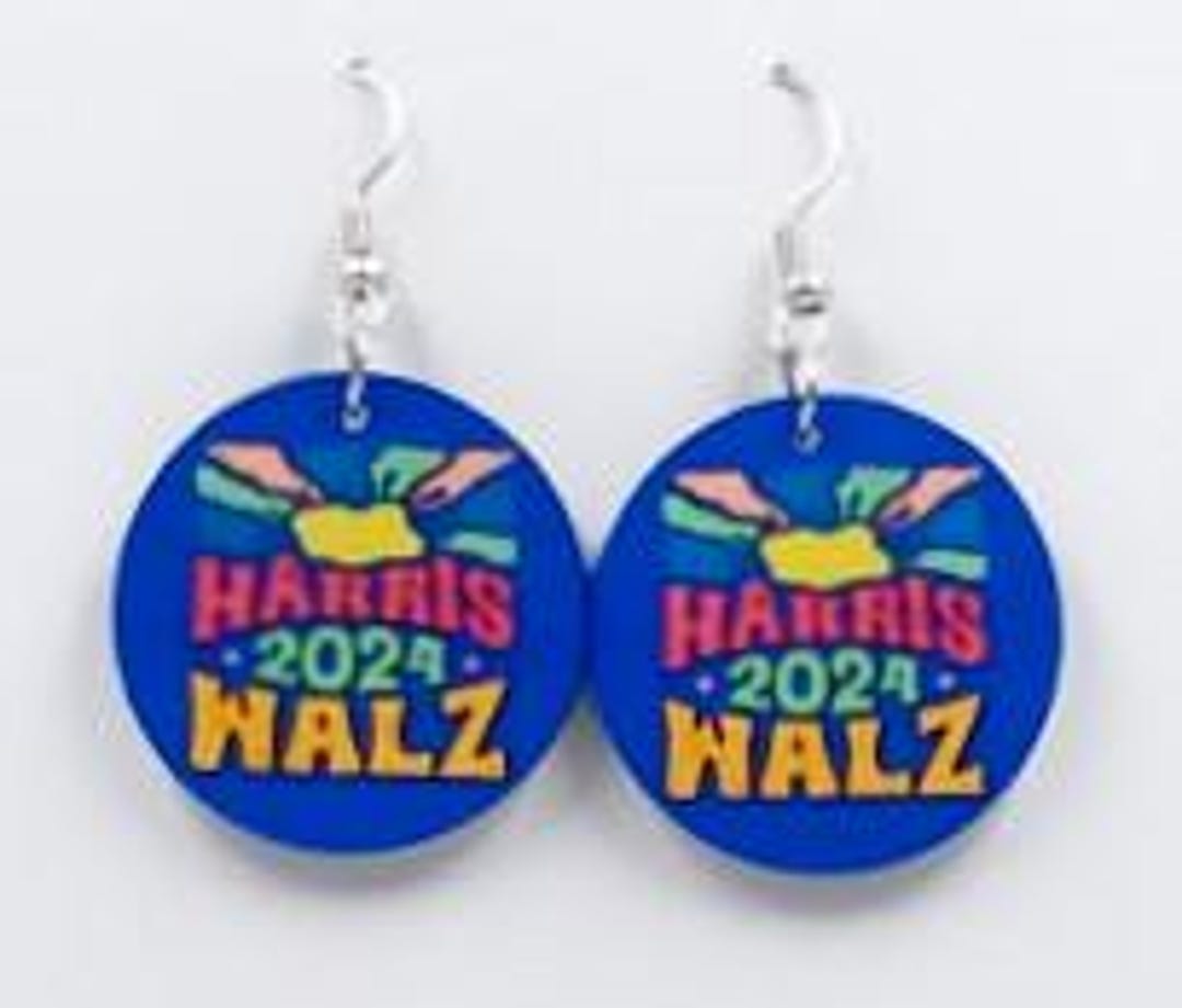 Kamala Walz Earrings, Kamala Harris Earrings, Kamala Harris Earrings ...