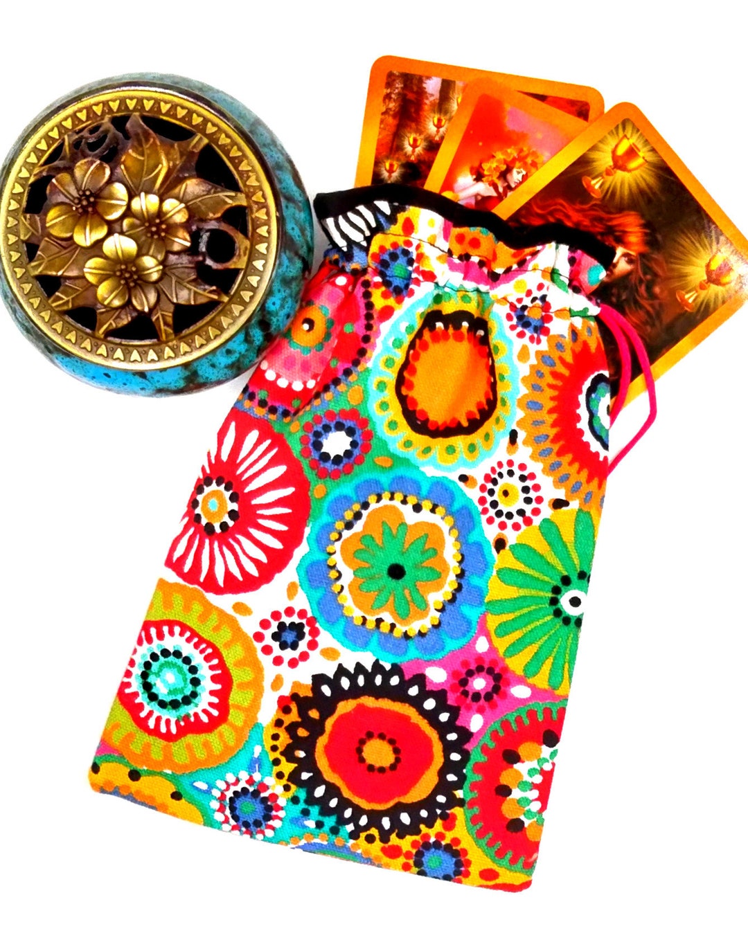 Tarot Bag, Tarot Bag Tarot Deck Pouch, Tarot Accessories, Oracle Sign ...