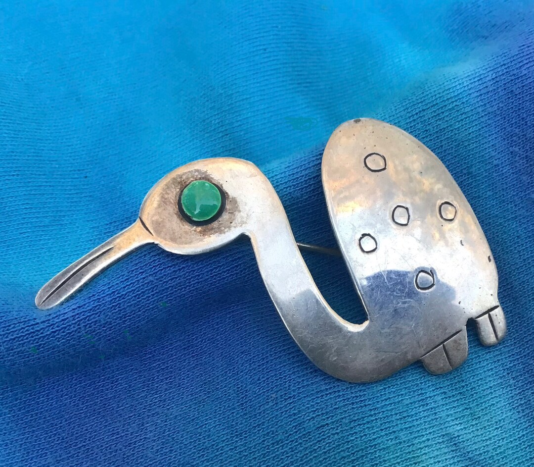 Vintage Laffi Peru Sterling Silver Bird Animal Peruvian Pin - Etsy