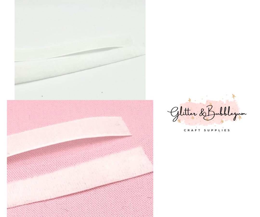 1 Yard of 5/8 Inch Wide Hook and Loop Tape White - Etsy