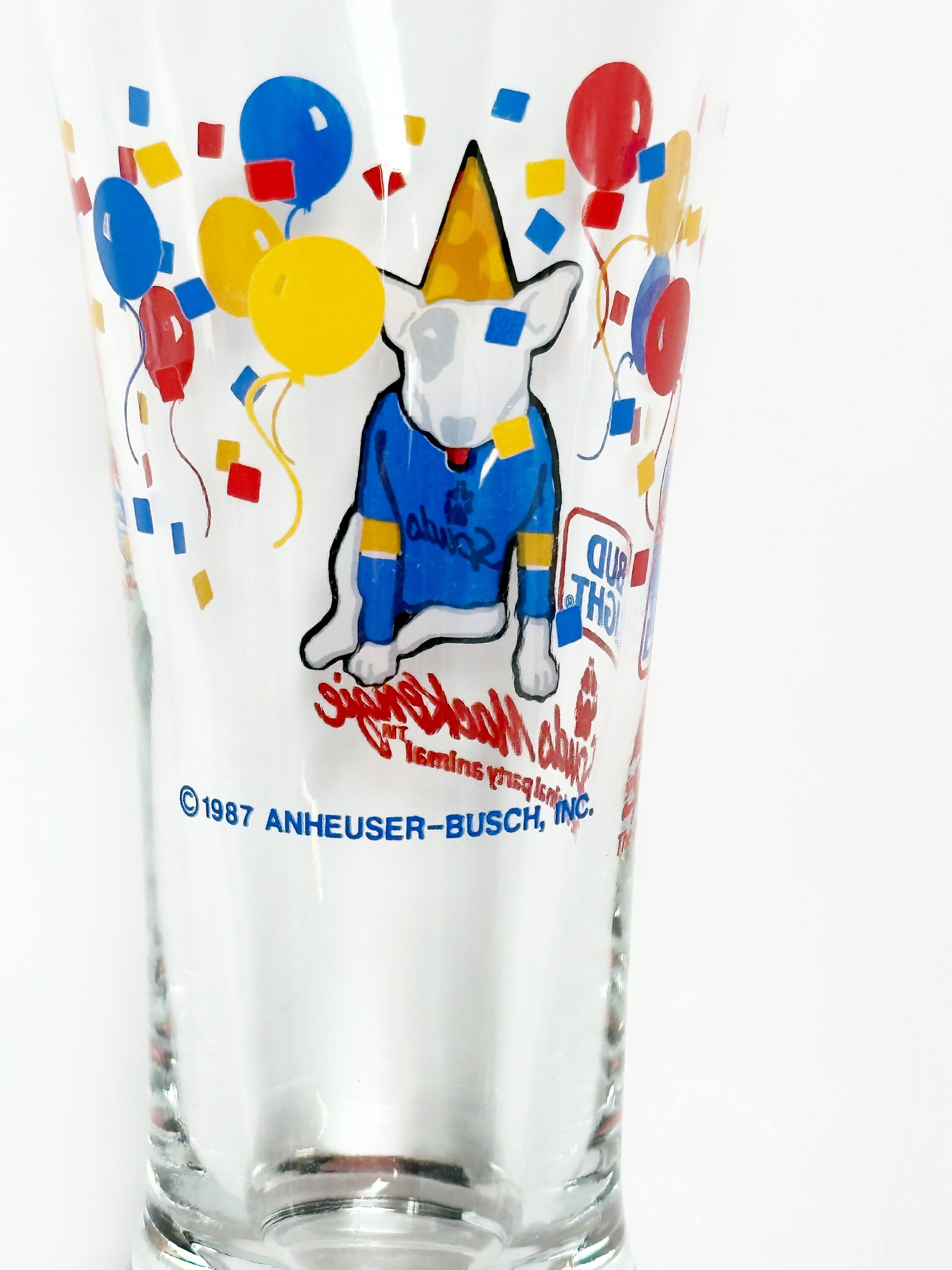 4 Piece Set Spuds Mackenzie Bud Light the Original Party Animal Vintage ...