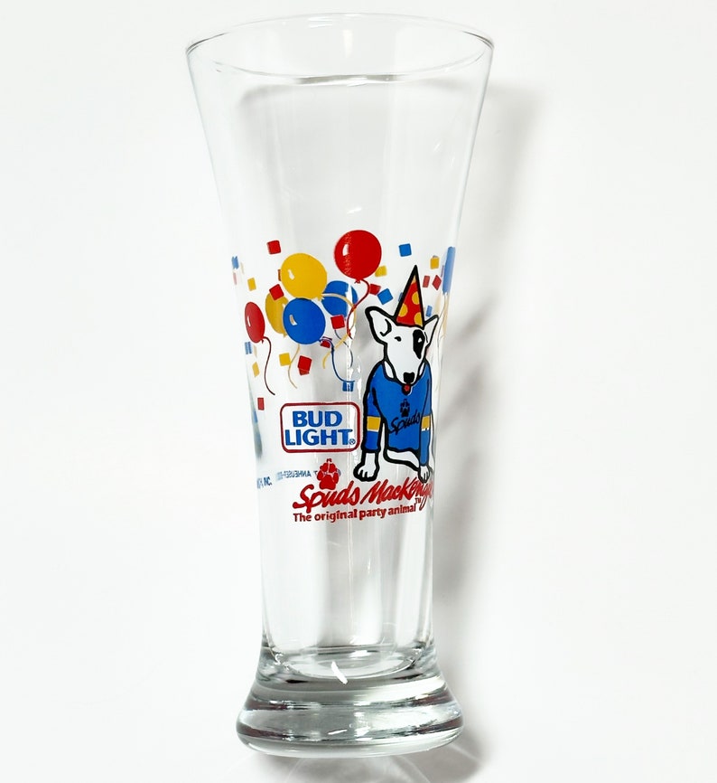 4 Piece Set Spuds Mackenzie Bud Light the Original Party Animal Vintage ...
