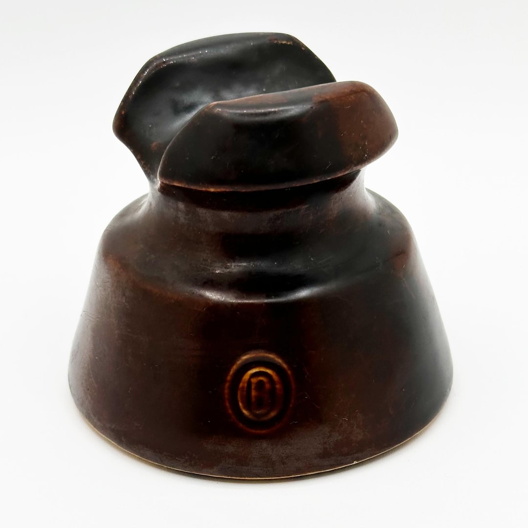 Insulator Ohio Brass Brown Porcelain/ceramic Collectible IB2 - Etsy