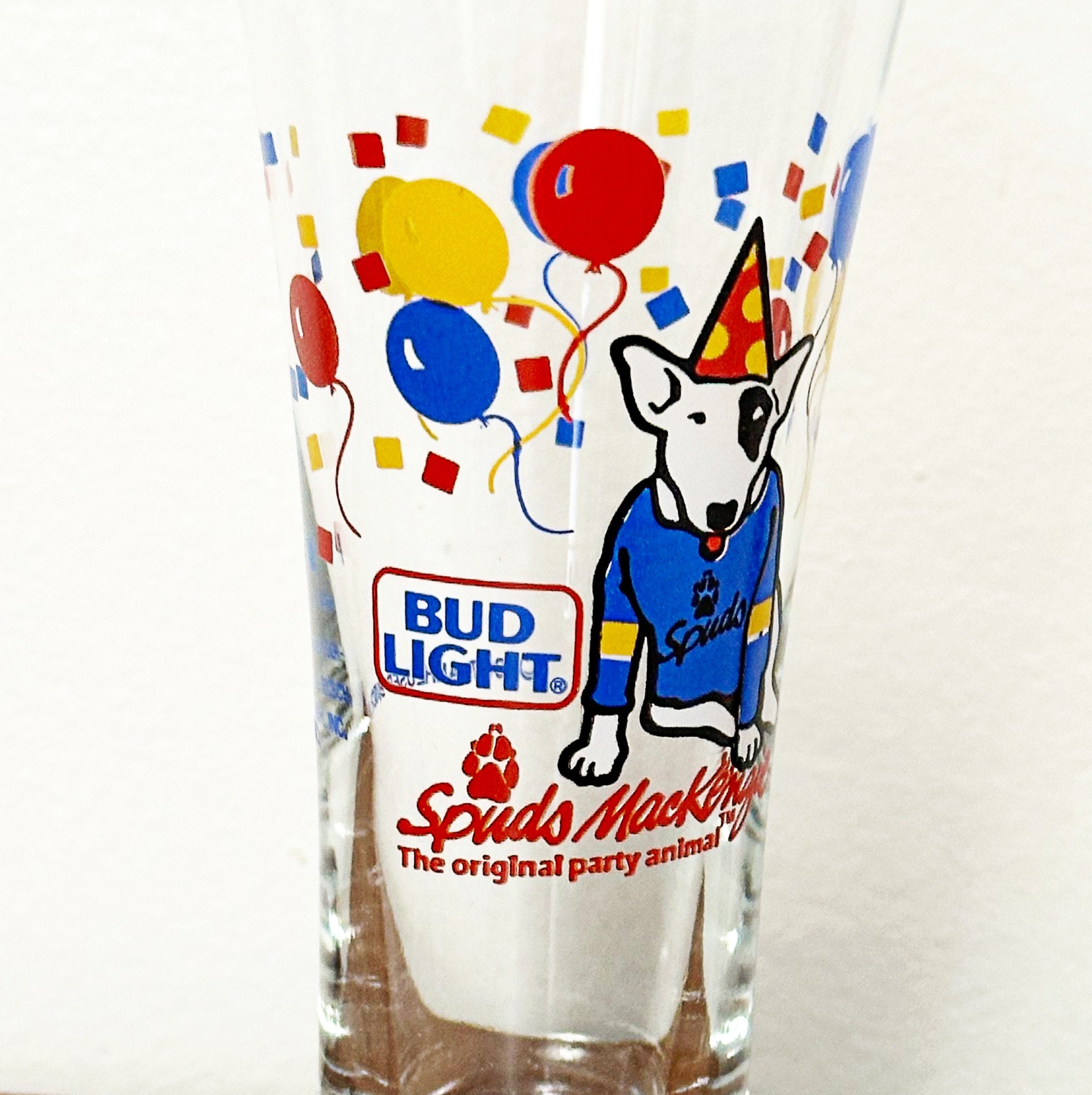 4 Piece Set Spuds Mackenzie Bud Light the Original Party Animal Vintage ...