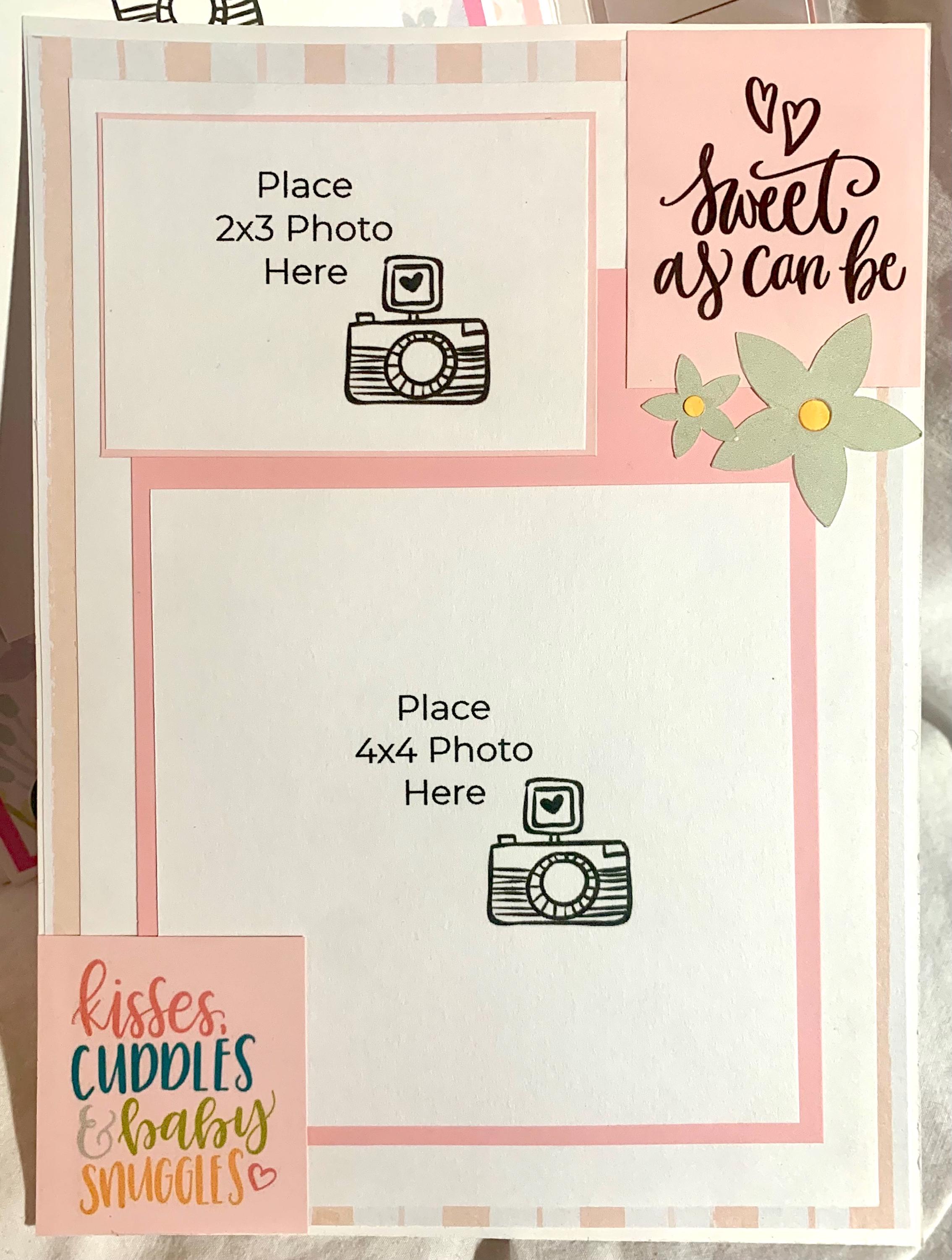 Baby Photo Book Grandma Brag Book Personalized Keepsake Newborn Memory ...