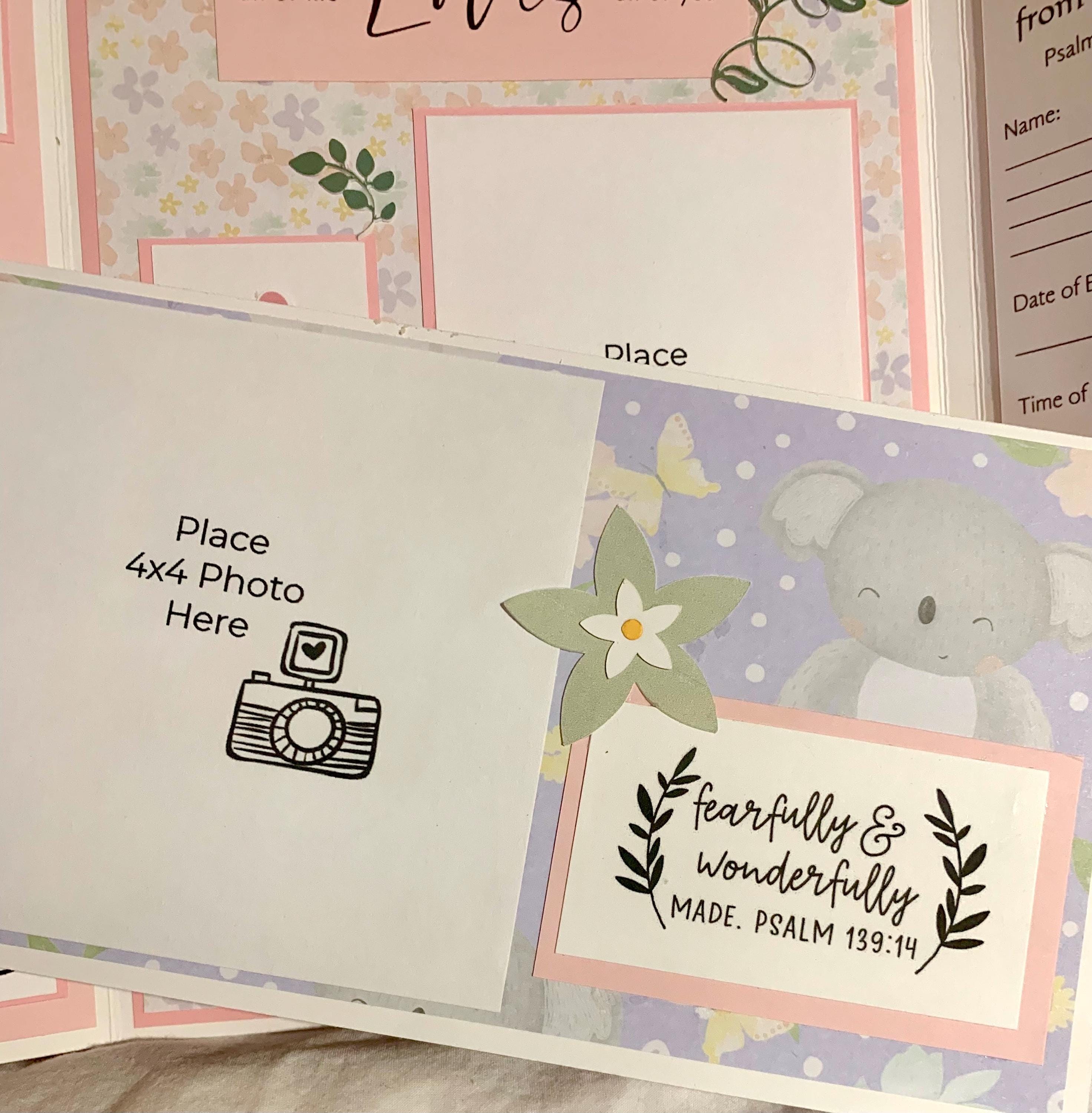 Baby Photo Book Grandma Brag Book Personalized Keepsake Newborn Memory ...