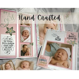 Baby Photo Book Grandma Brag Book Personalized Keepsake Newborn Memory ...