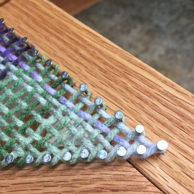 Triangle Loom Tutorial Digital Download, 6 Pages, Continuous Strand ...